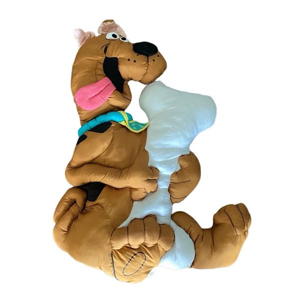 No Brand Bedding Vtg Rare 999 Play By Play Cartoon Network Scooby Doo Plush Pillow Stuffed